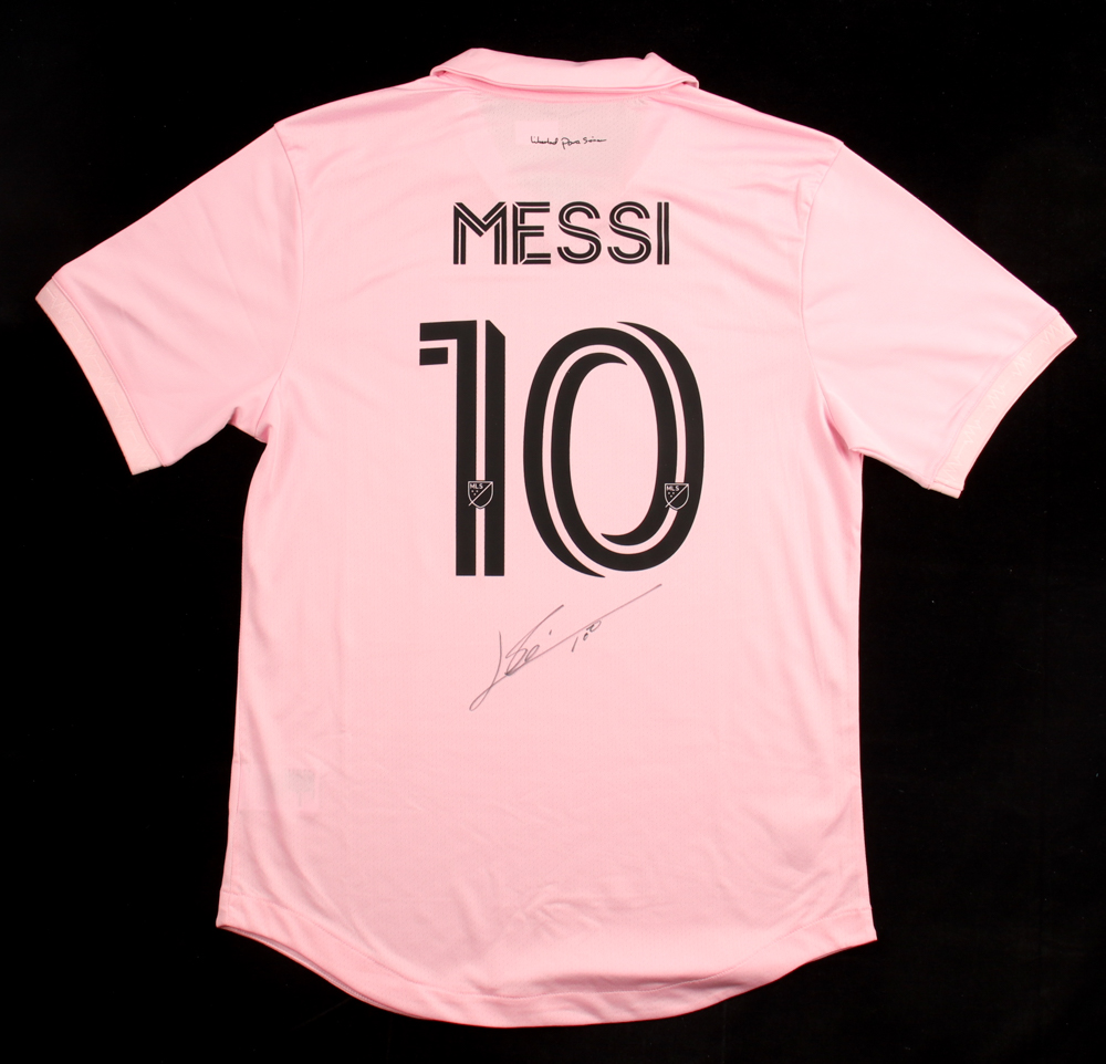 Lionel Messi Signed Inter Miami Jersey Inscribed "LEO" (ICONS ...