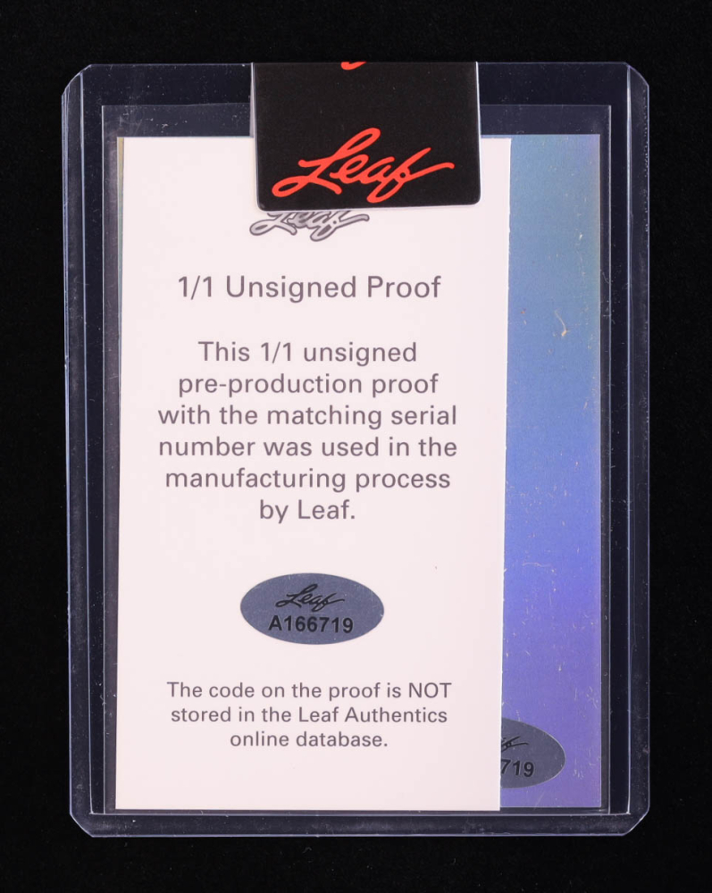 Elly De La Cruz 2023 Leaf Exotic Pre-Production Proof Prismatic Fish RC ...