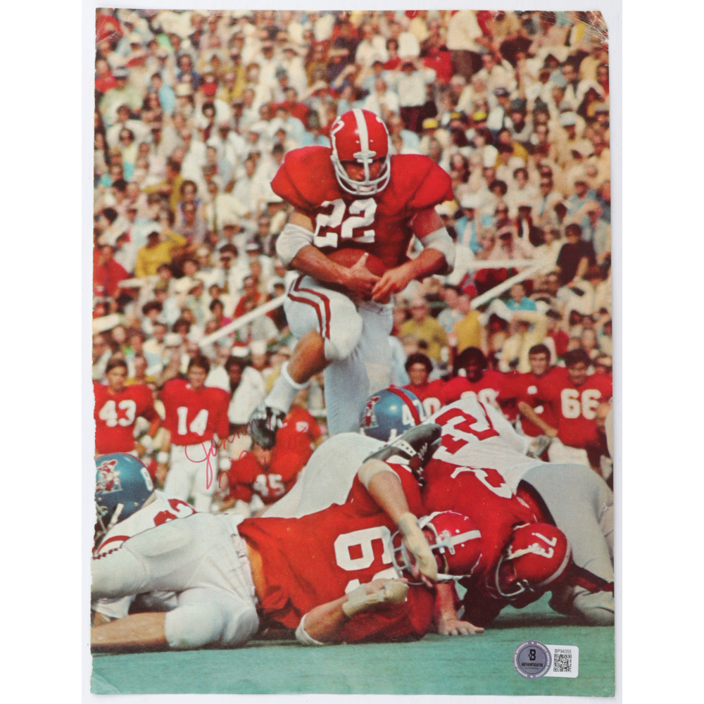 Johnny Musso Signed Alabama Crimson Tide 8x10 Magazine Photo (Beckett ...