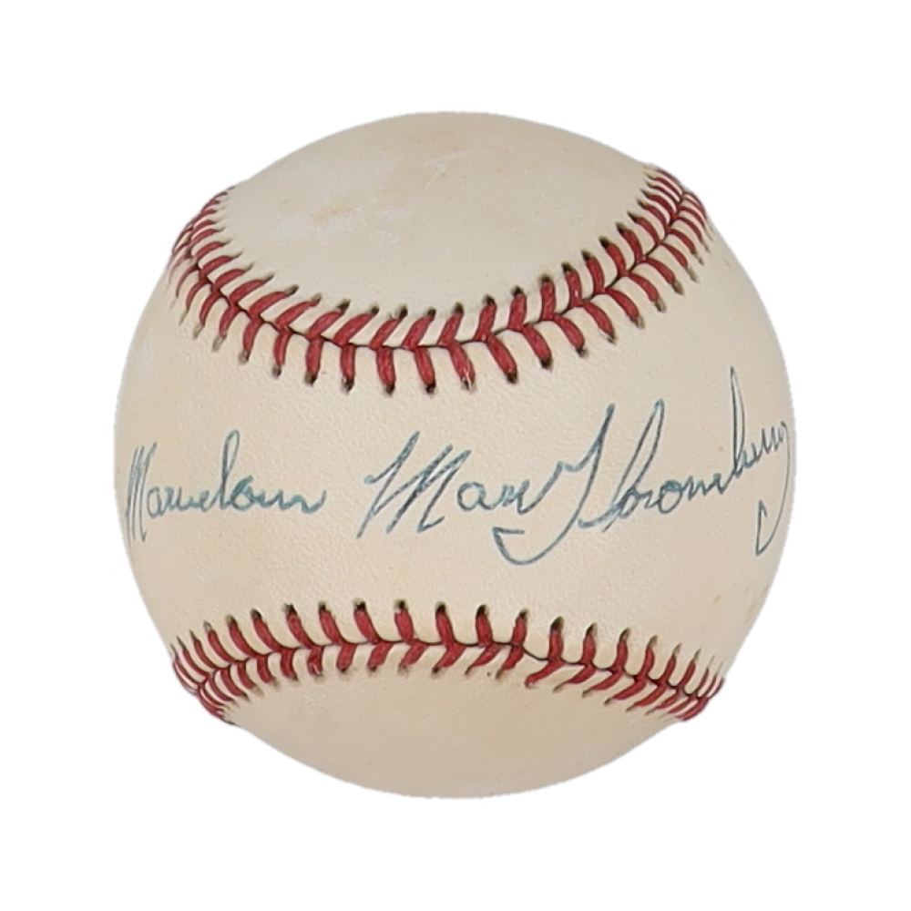 Marv "Marvelous" Throneberry Signed OAL Baseball (Beckett) | Pristine ...