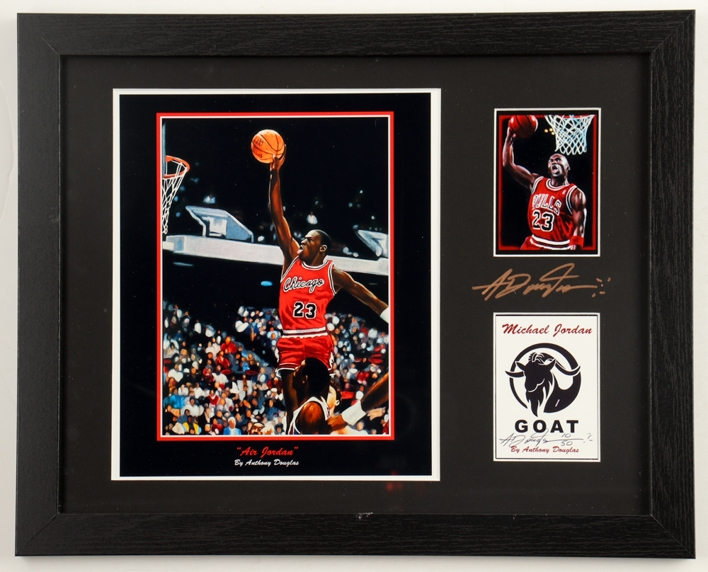 "Air Jordan" LE Custom Framed Lithograph Art Print By Anthony Douglas ...