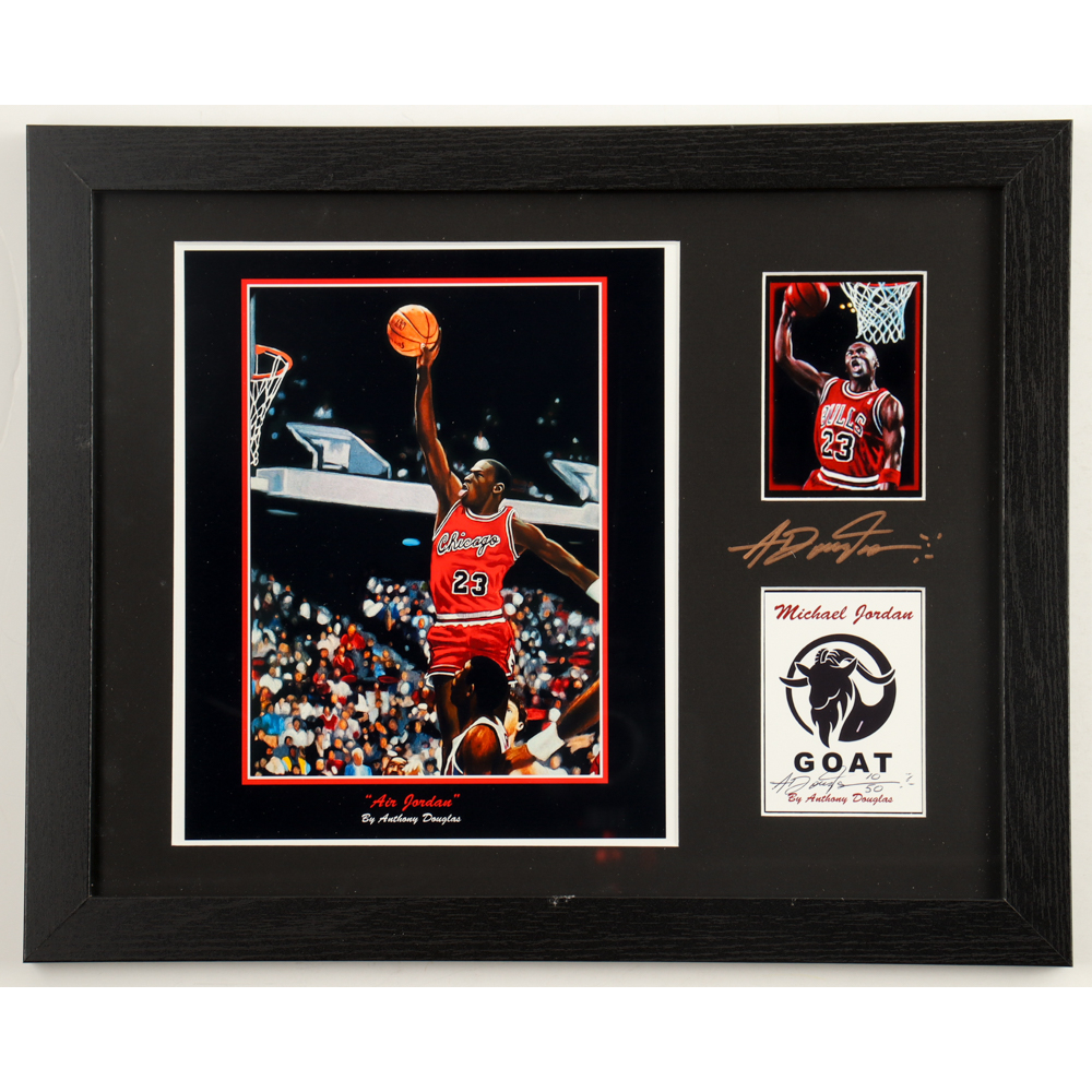 "Air Jordan" LE Custom Framed Lithograph Art Print By Anthony Douglas ...
