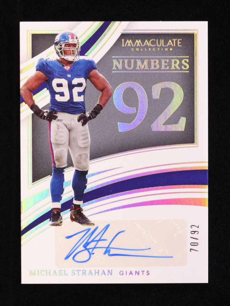 Michael Strahan 2022 Immaculate Collection Immaculate Numbers ...