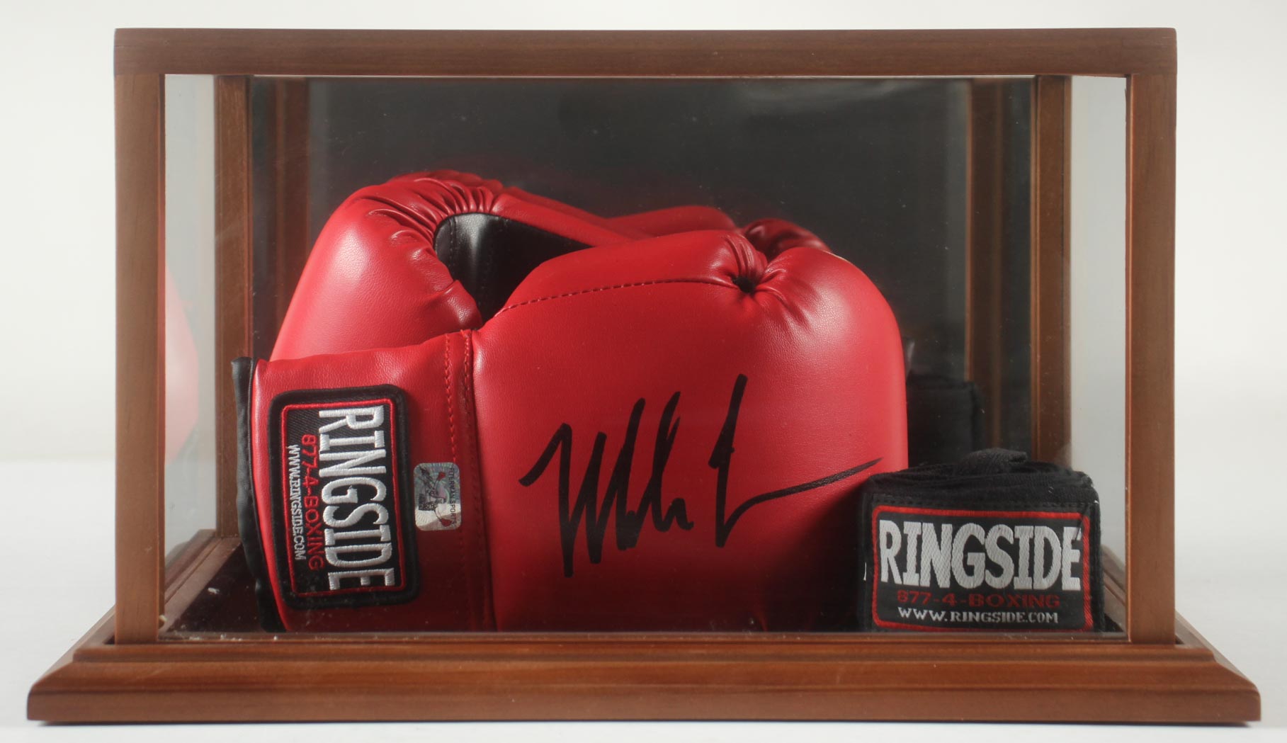 Mike Tyson Signed Pair of Ringside Boxing Gloves With Display Case ...