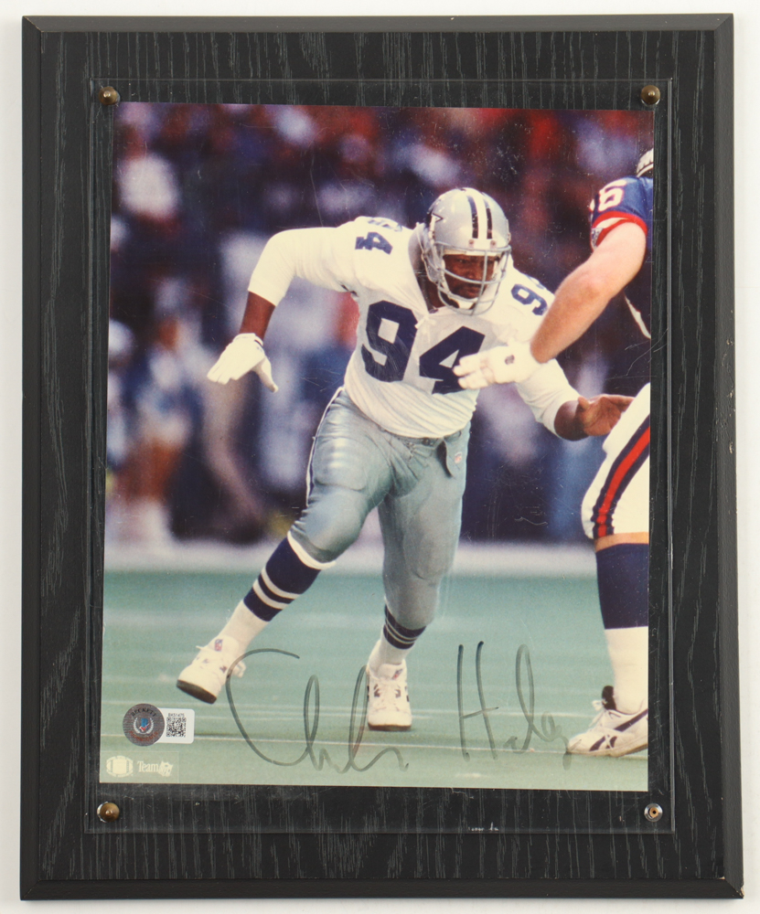Charles Haley Signed Cowboys Photo Plaque Display (Beckett) | Pristine ...