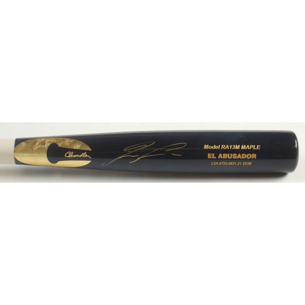 Ronald Acuna Jr. Signed Chandler Player Model Baseball Bat (Beckett ...