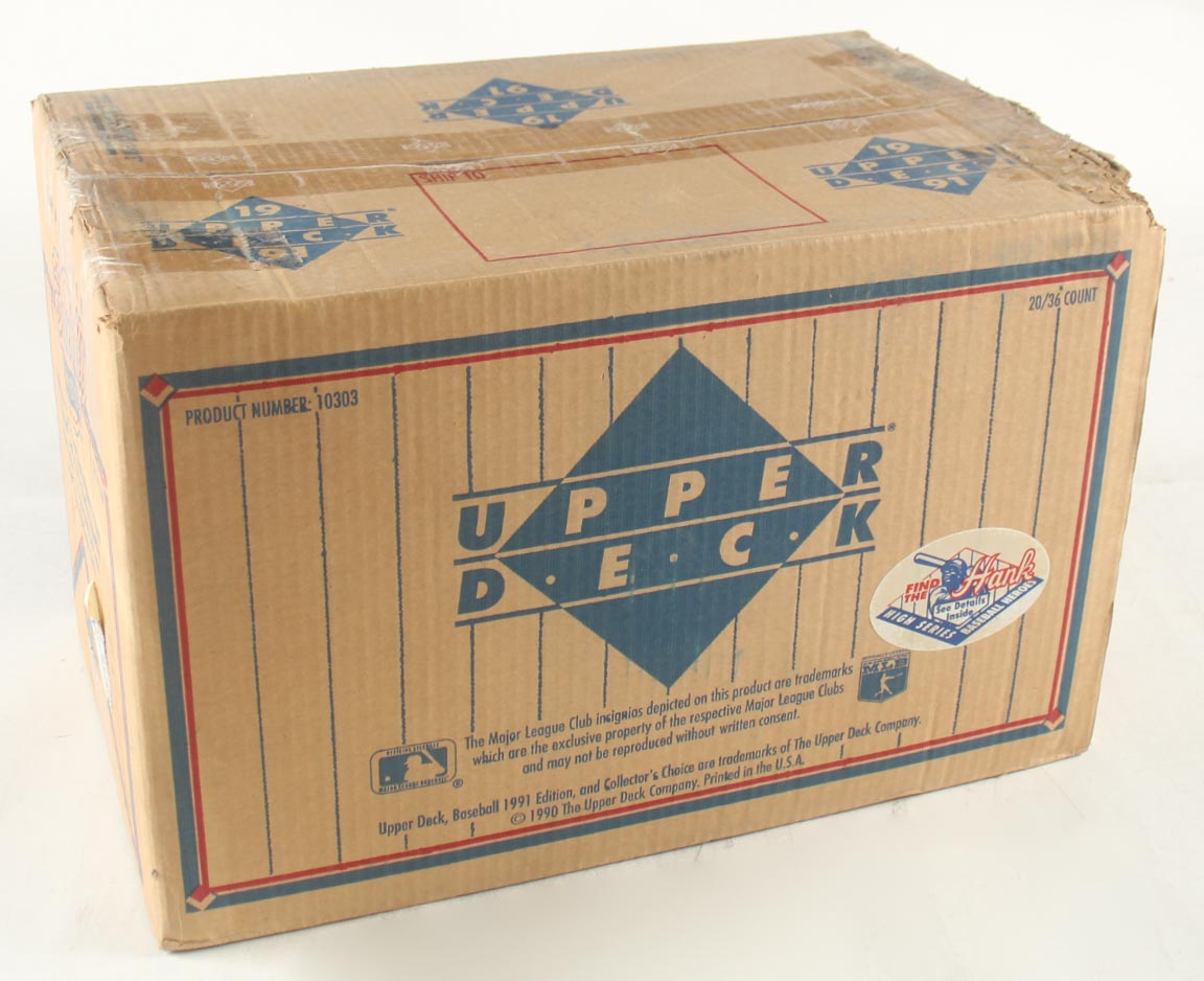 1991 Upper Deck Baseball High Series Case With (20) Boxes | Pristine ...