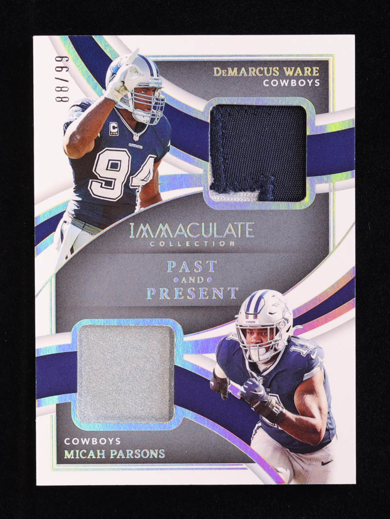 DeMarcus Ware / Micah Parsons 2022 Immaculate Collection Past and ...