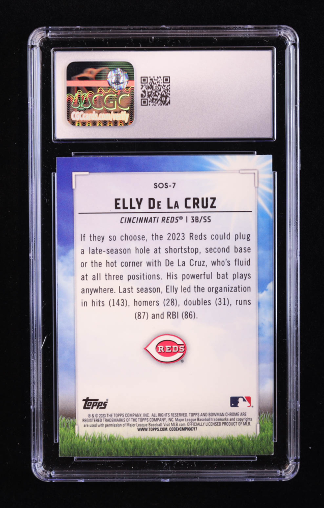Elly De La Cruz 2023 Bowman Chrome Mega Box Sights on September #SOS7 ...