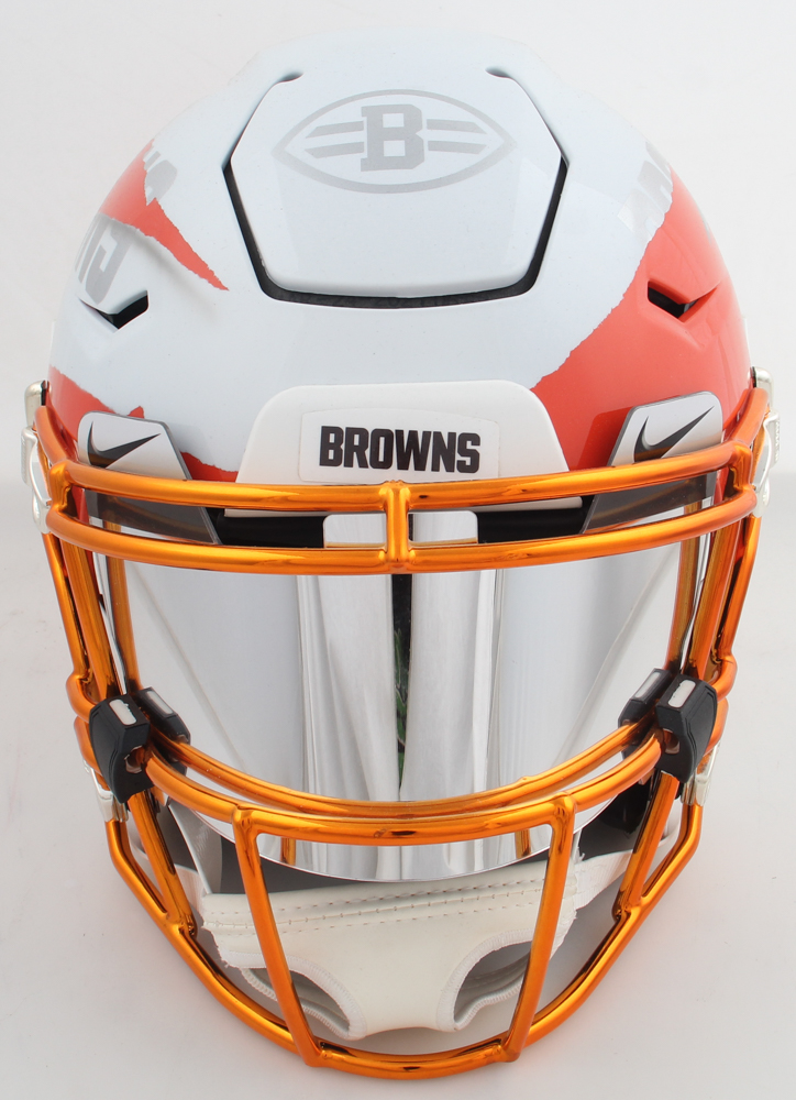 Jim Brown Signed Browns Full-Size Authentic On-Field Custom SpeedFlex ...