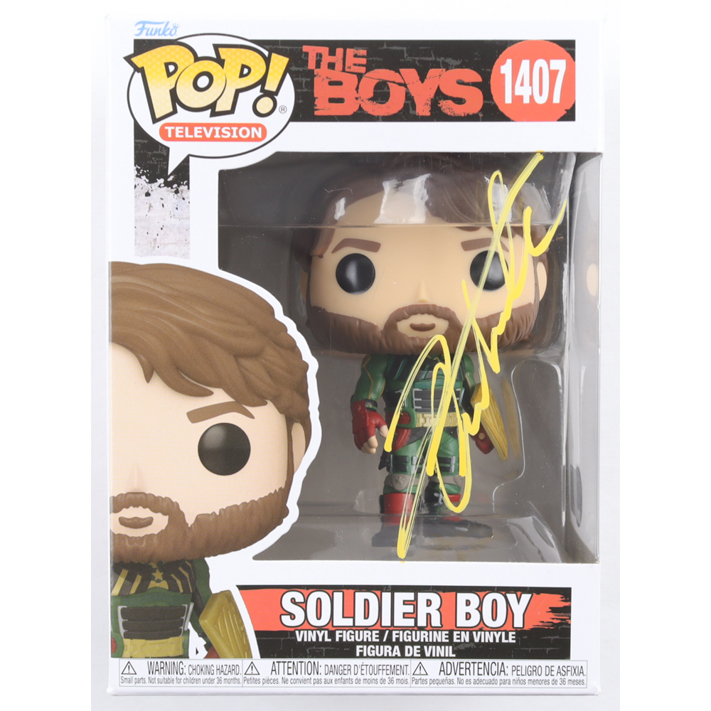 Jensen Ackles Signed "The Boys" #1407 Soldier Boy Funko Pop! Vinyl ...
