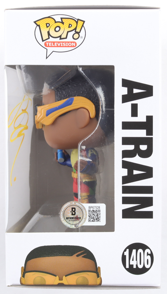 Jessie T. Usher Signed "The Boys" #1406 A-Train Funko Pop! Vinyl Figure ...