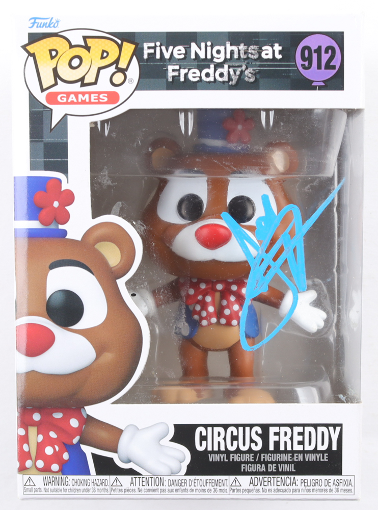 Josh Hutcherson Signed "Five Nights at Freddy's" #912 Circus Freddy ...