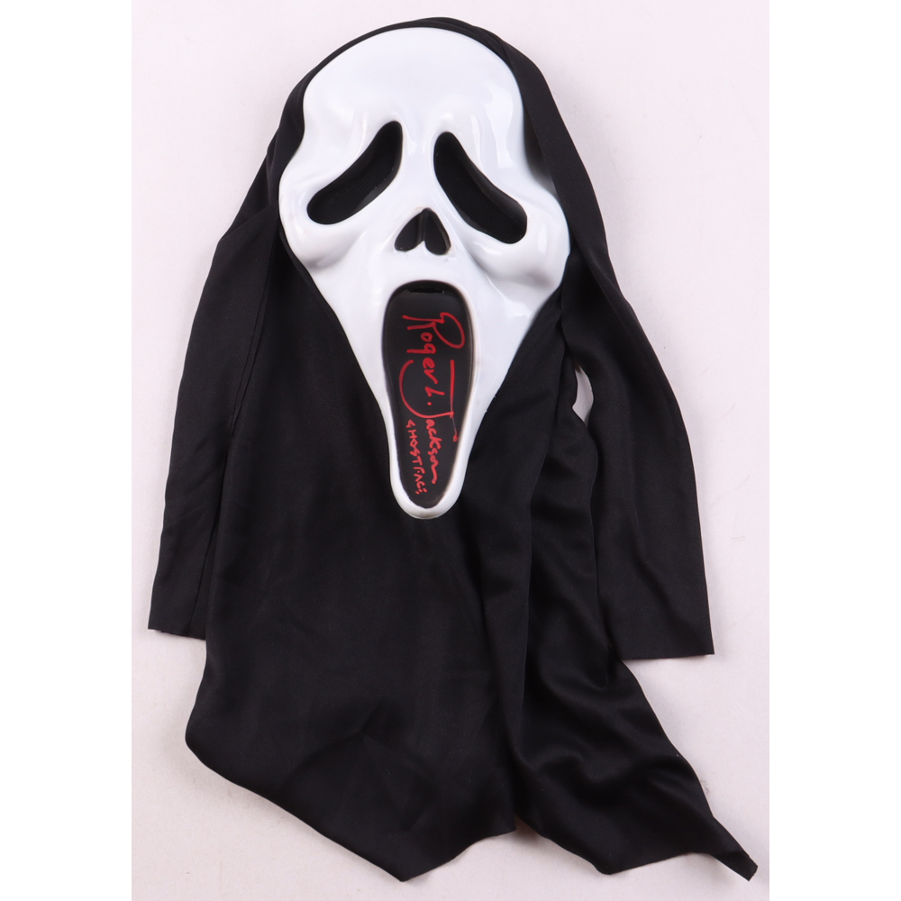 Roger L. Jackson Signed "Scream" Mask Inscribed "Ghostface" (JSA ...