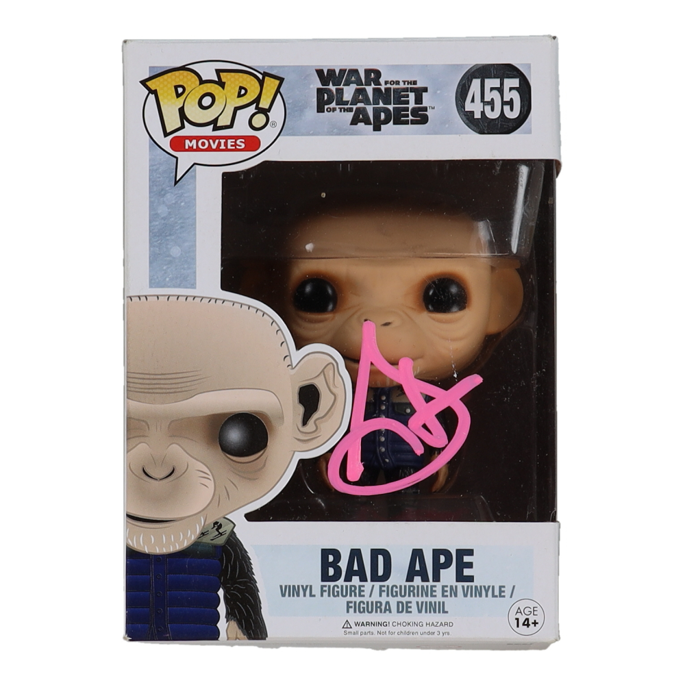 Steve Zahn Signed "War for the Planet of the Apes" #455 Bad Ape Funko ...