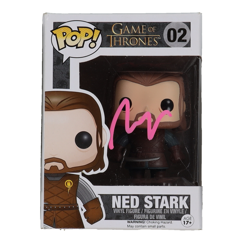 Robert Aramayo Signed "Game of Thrones" #02 Ned Stark Funko Pop! Vinyl ...