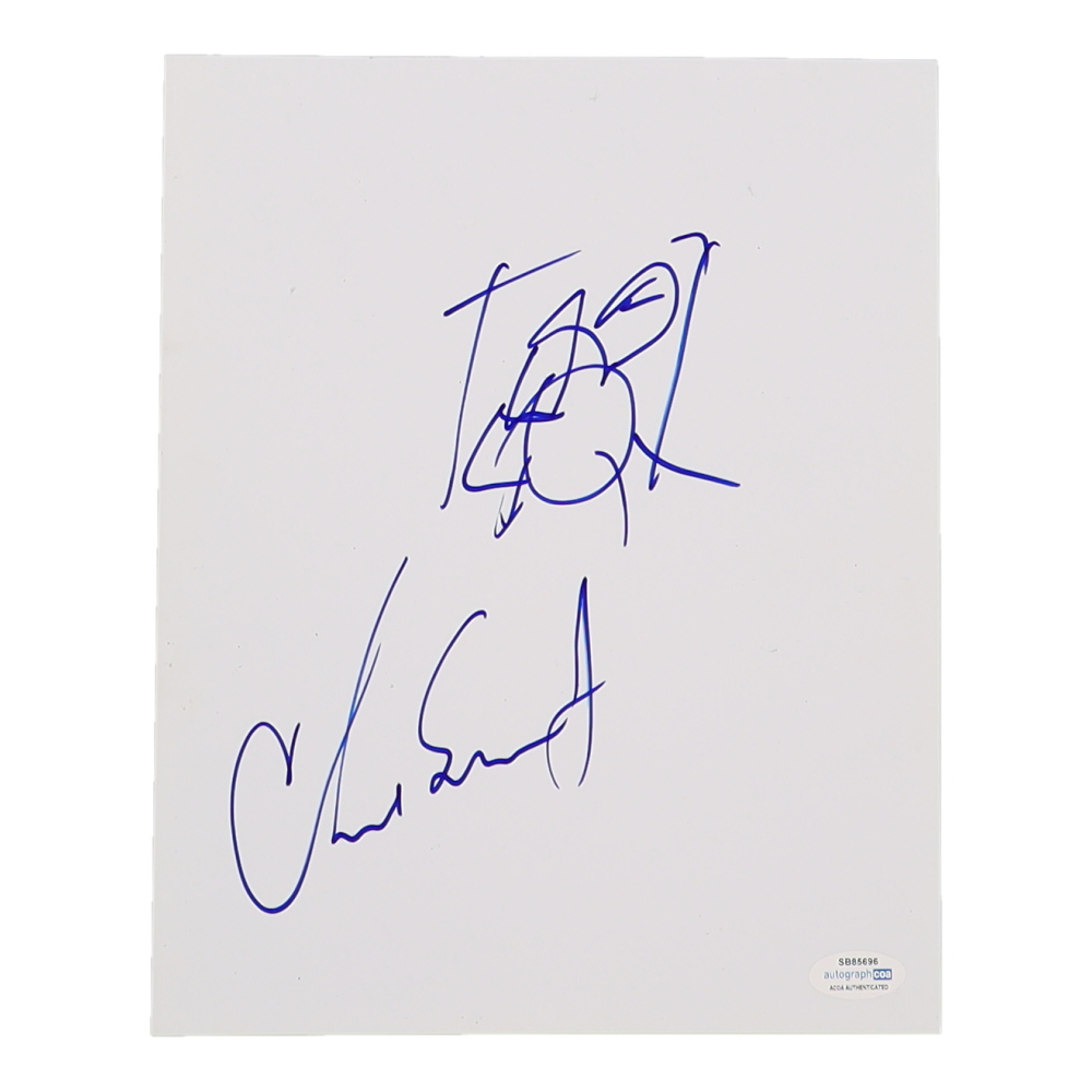 Chad Smith Signed 8x10 Photo With Hand-Drawn Drum Set Sketch ...