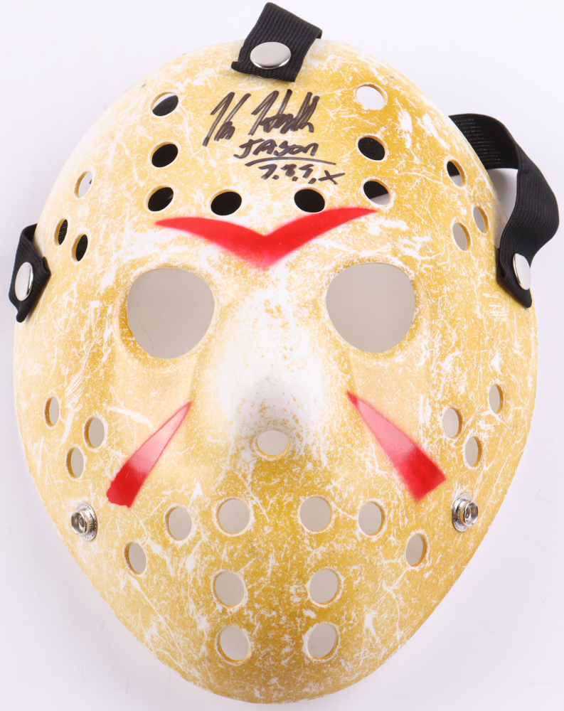Kane Hodder Signed "Friday the 13th" Mask Inscribed "Jason 7,8,9,X ...