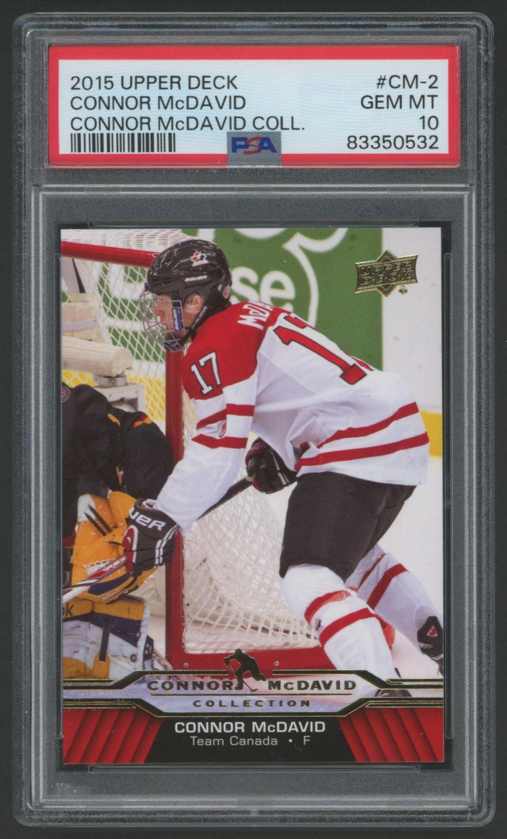 Connor McDavid 2015 Upper Deck Connor McDavid Collection #CM2 (PSA 10 ...