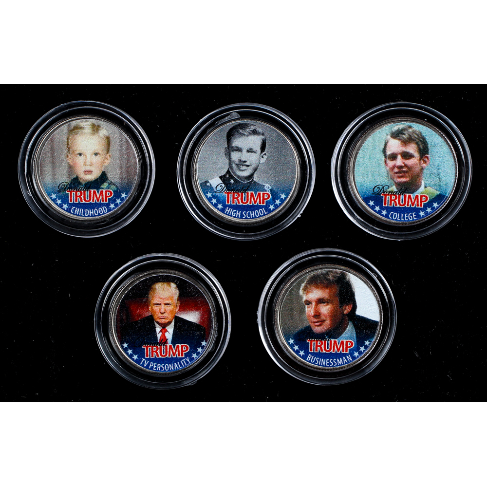 Donald Trump The Merrick Mint "Life & Times" U.S. Coin and Trading Card ...