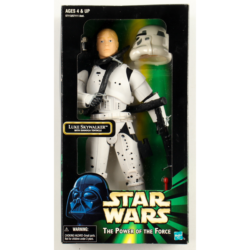 Star Wars The Power of the Force "Luke Skywalker with Dianoga Tentacle ...