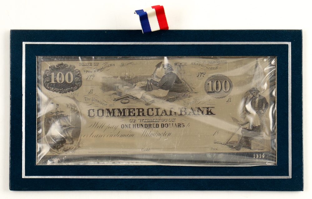 Historic American Currency Sterling Silver Banknote Series with Display ...
