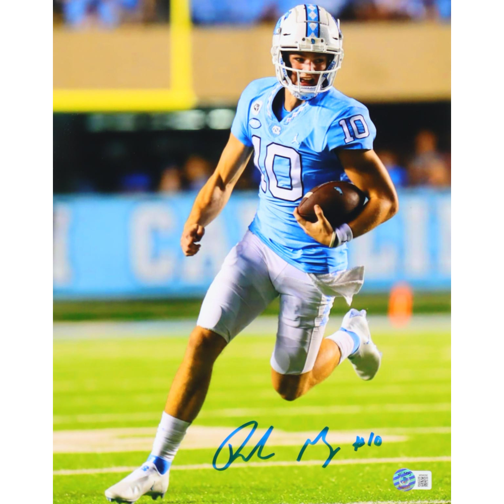Drake Maye Signed North Carolina Tar Heels 11x14 Photo (Beckett ...