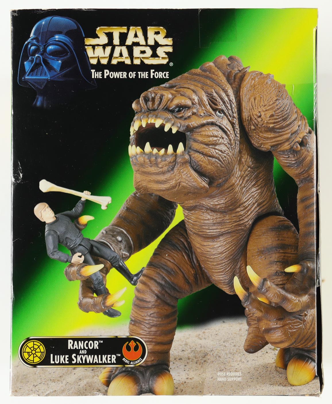 Star Wars The Power of the Force "Rancor and Luke Skywalker" Action ...