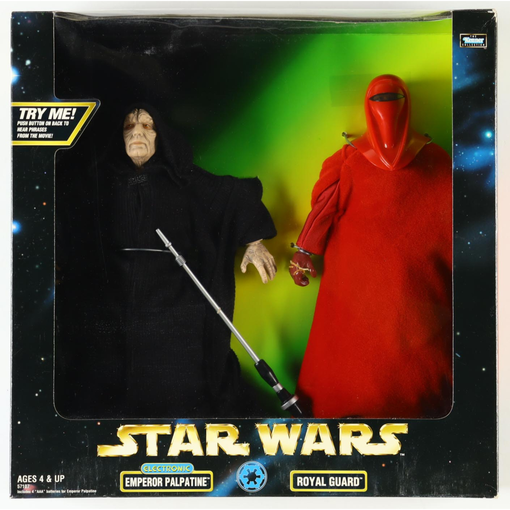 Star Wars "Electronic Emperor Palpatine & Royal Guard" Action ...