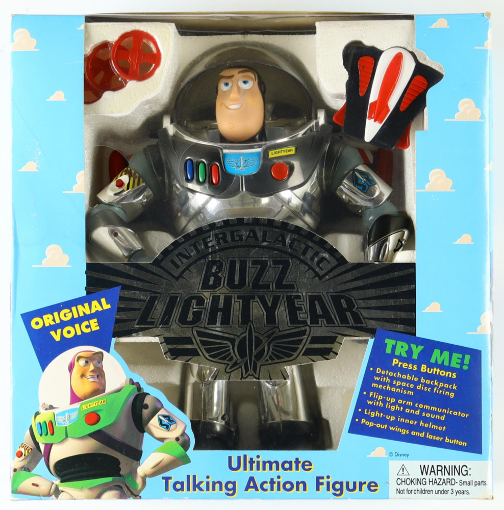 Toy Story "Intergalactic Buzz Lightyear" Ultimate Talking Action Figure ...