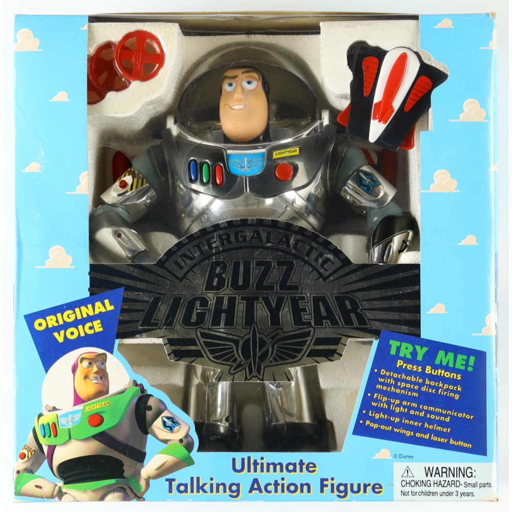 Toy Story "Intergalactic Buzz Lightyear" Ultimate Talking Action Figure ...