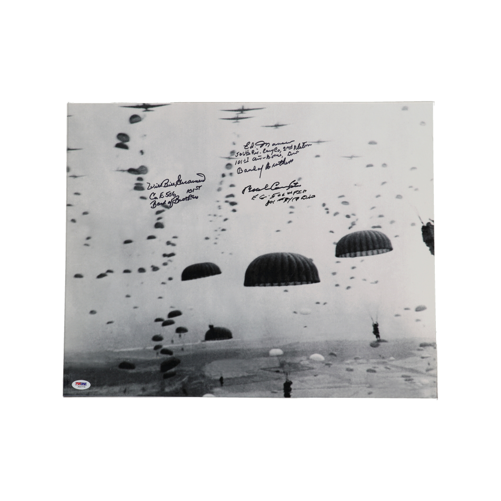 "Wild" Bill Guarnere, Buck Compton & Ed Mauser Signed "Band Of Brothers ...