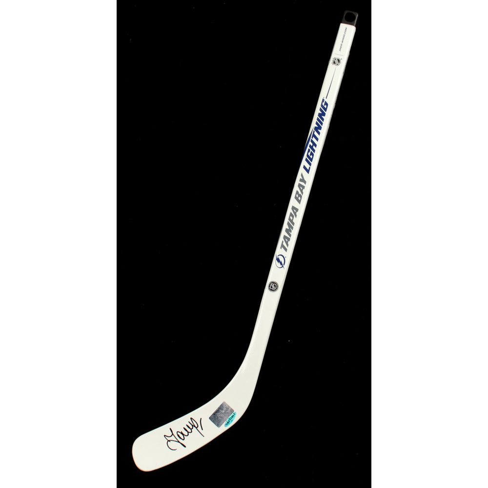 Uwe Krupp Signed Lightning Mini Hockey Stick (UDA) | Pristine Auction