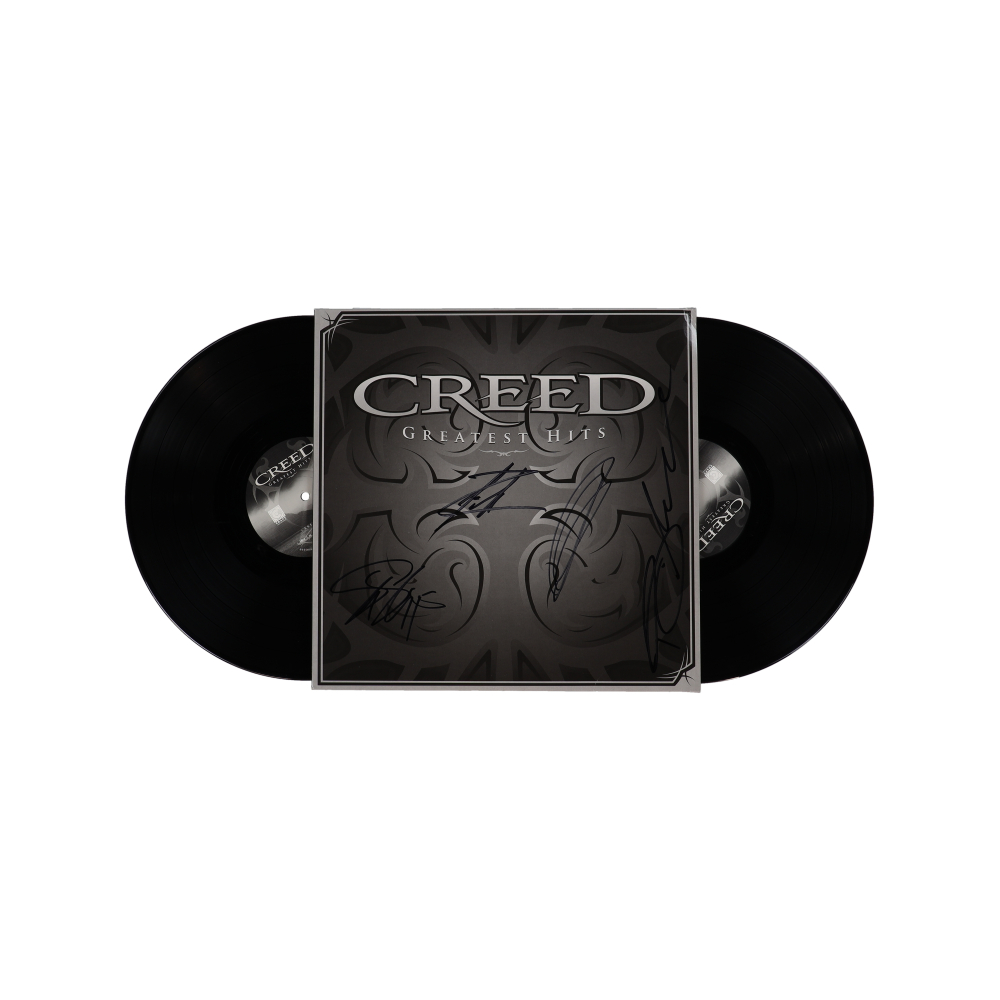 Creed "Greatest Hits" Vinyl Album Signed By Scott Stapp, Mark Tremonti ...