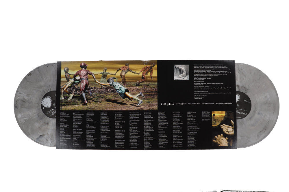 Creed "Human Clay" Vinyl Album Signed By Scott Stapp, Mark Tremonti ...