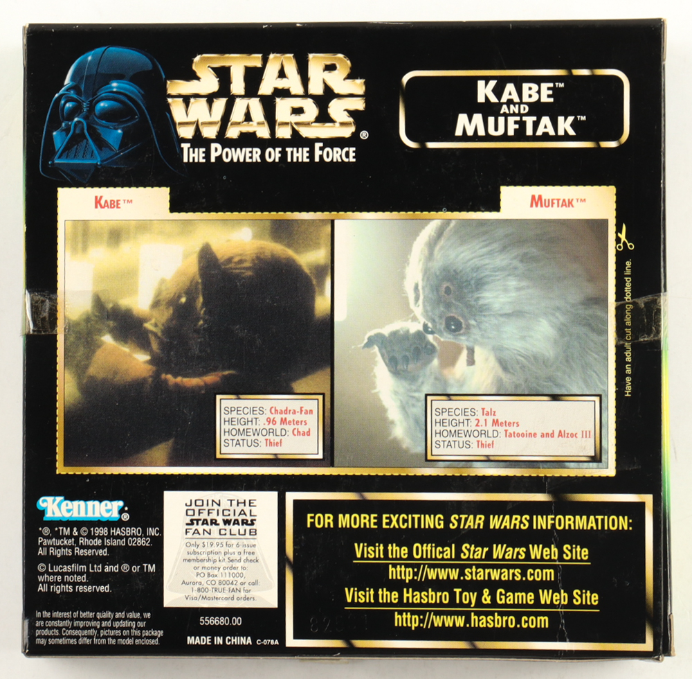 Star Wars "Kabe and Muftak" The Power of the Force Action Figure ...