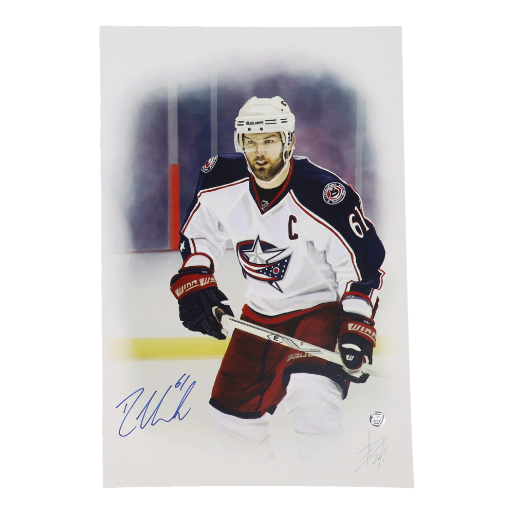 Rick Nash Signed Alex Douglas "Nash" 12x18 Lithograph (Frozen Pond ...