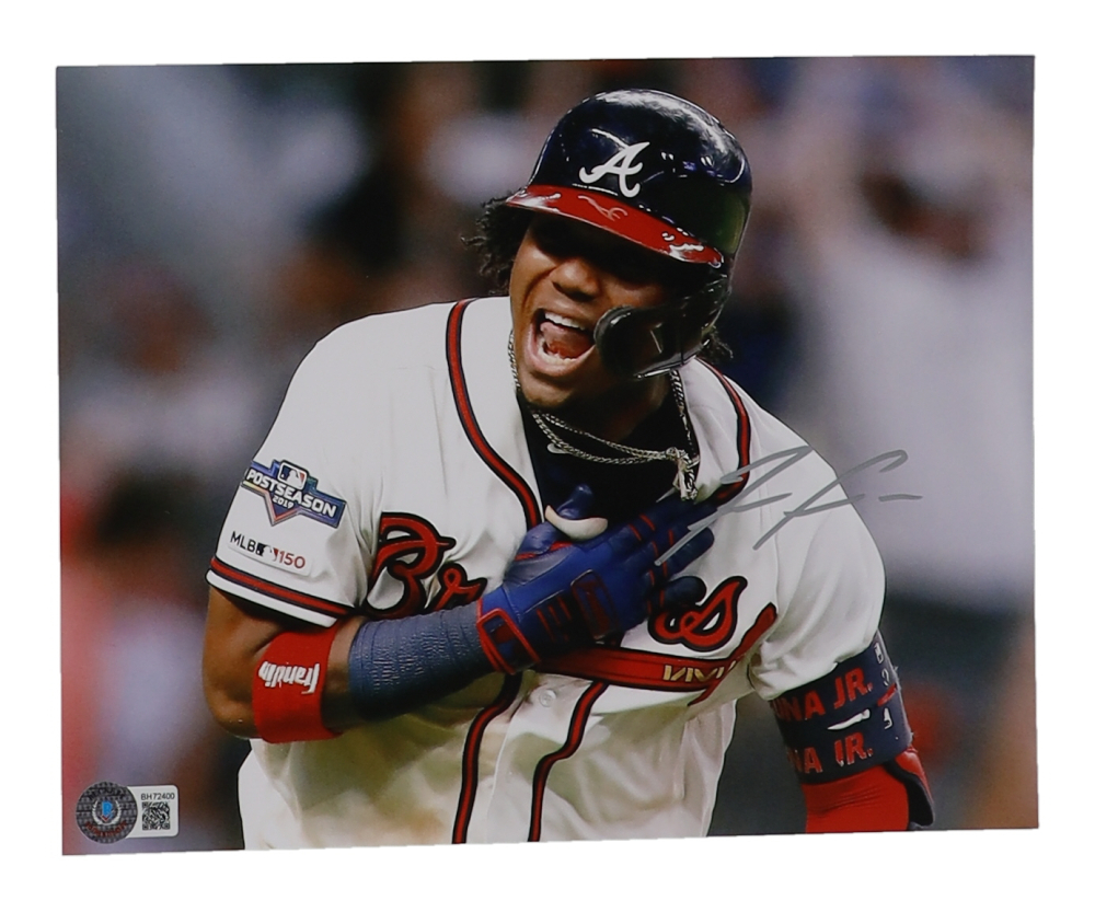 Ronald Acuna Jr. Signed Braves 8x10 Photo (Beckett) | Pristine Auction