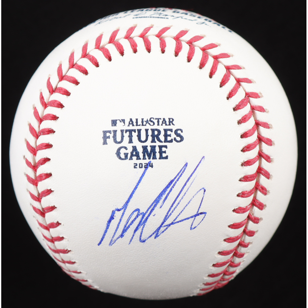 Max Clark Signed OML 2024 All-Star Futures Game Logo Baseball (Beckett ...