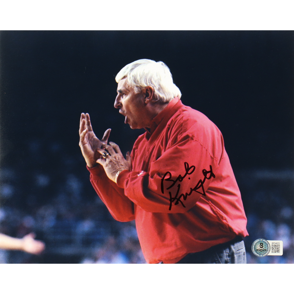 Bob Knight Signed Indiana Hoosiers 8x10 Photo (Beckett) | Pristine Auction