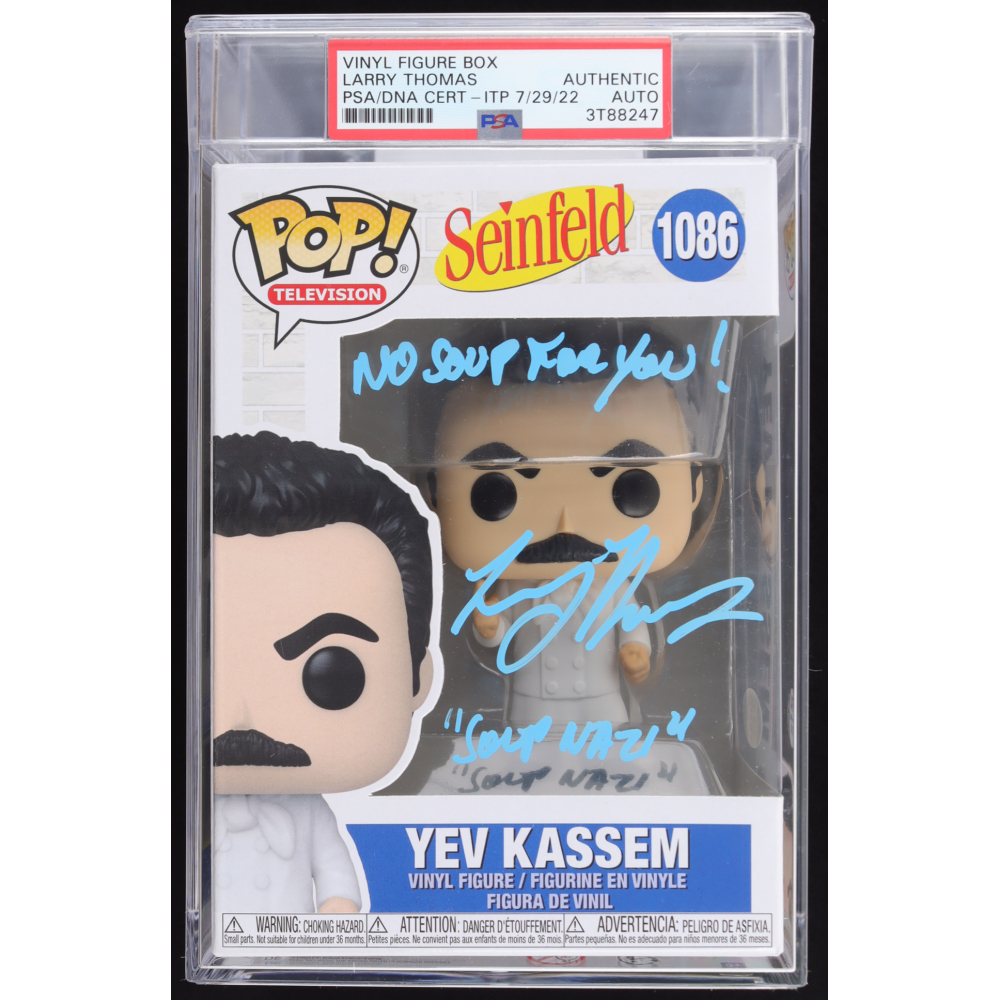 Larry Thomas Signed "Seinfeld" #1086 Yev Kassem Funko Pop! Vinyl Figure ...