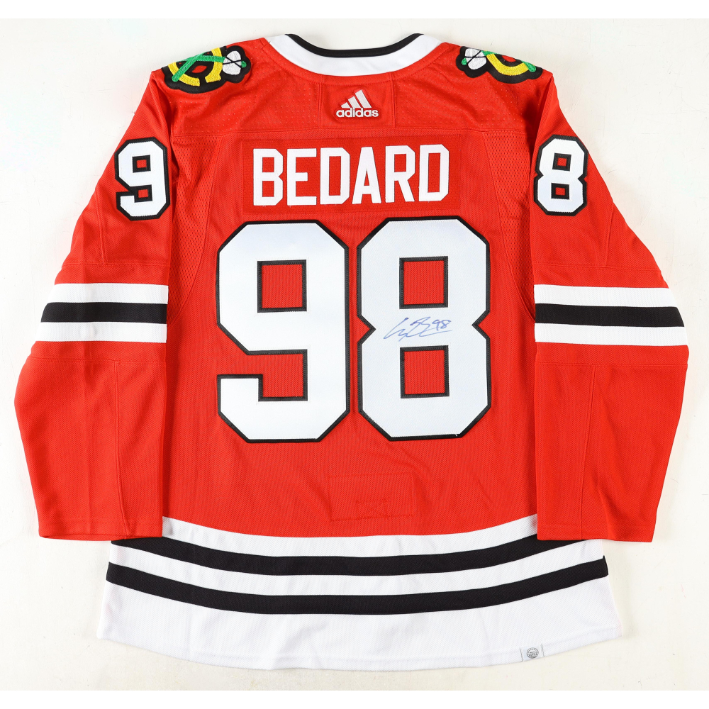 Connor Bedard Signed Blackhawks Adidas Jersey (JSA) | Pristine Auction