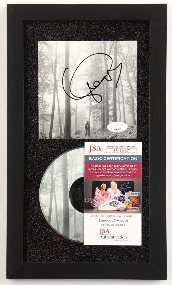 Taylor Swift Signed "Folklore" Custom Framed CD Album Insert Display ...
