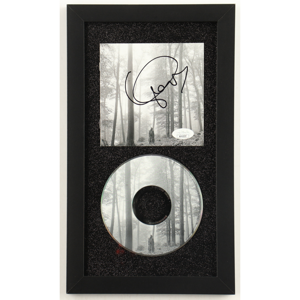 Taylor Swift Signed "Folklore" Custom Framed CD Album Insert Display ...