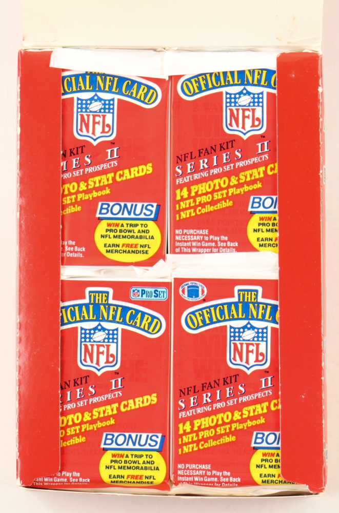 1989 Pro Set Series 2 Football Wax Box with (36) Packs | Pristine Auction