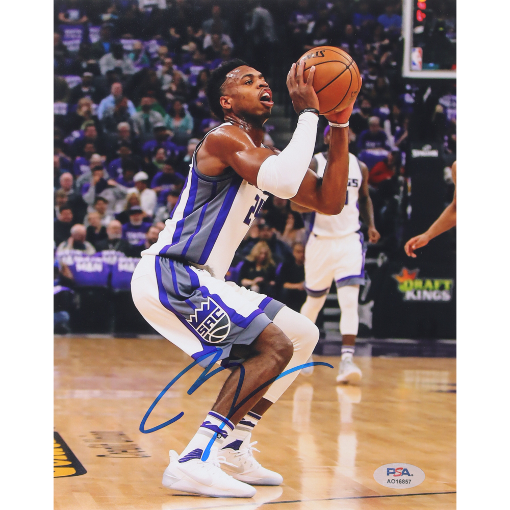 Buddy Hield Signed Kings 8x10 Photo (PSA) | Pristine Auction
