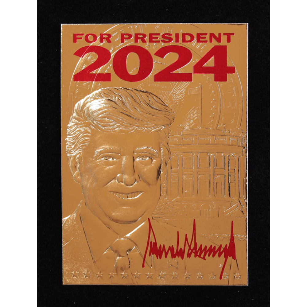 Donald Trump 2021 Merrick Mint For President 2024 Red Signature Series ...