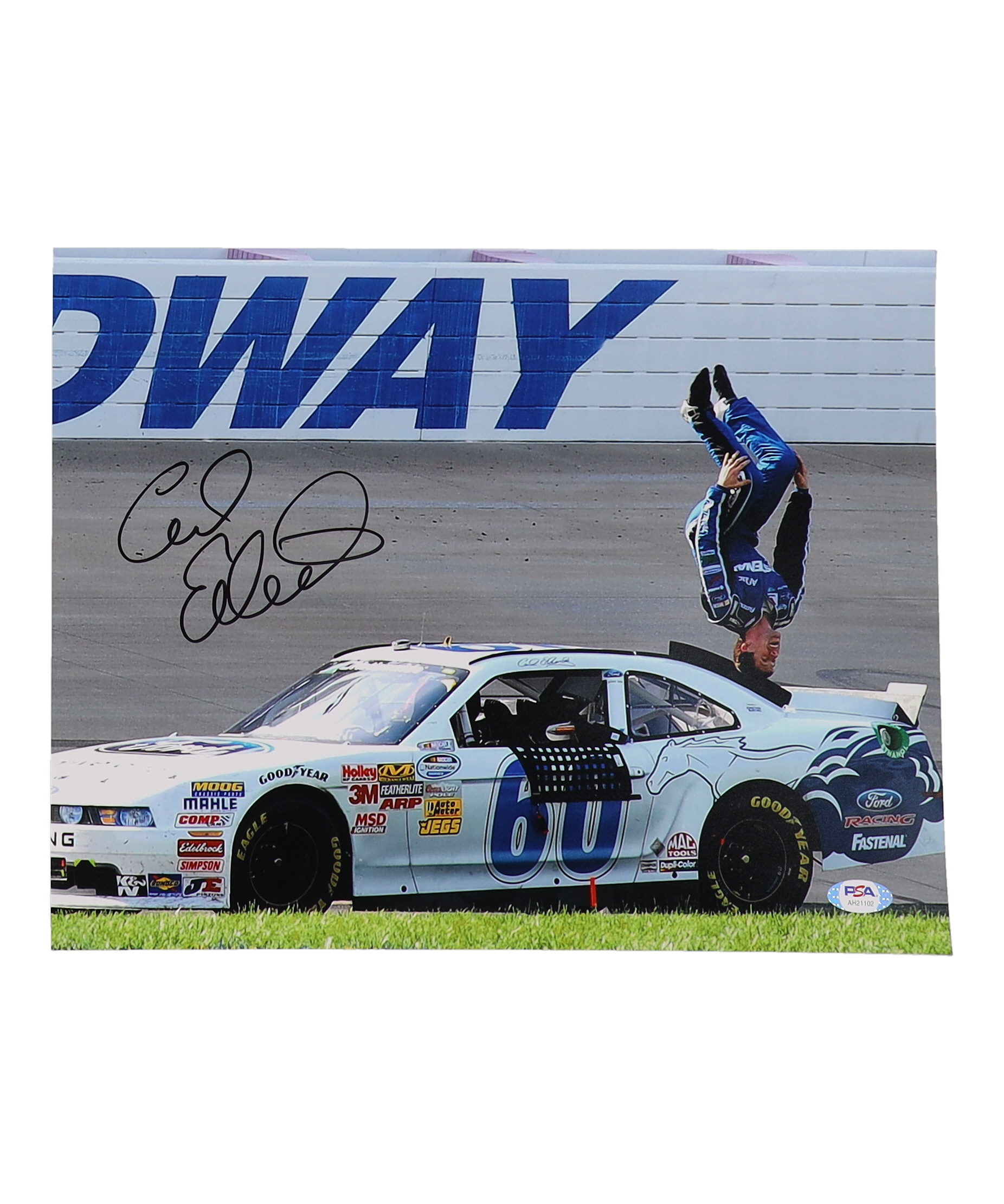 Carl Edwards Signed NASCAR 11x14 Photo (PSA) | Pristine Auction