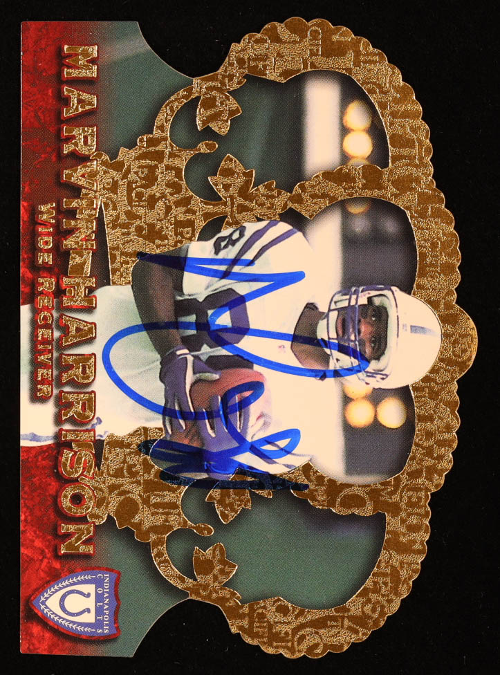 Marvin Harrison Signed 1996 Crown Royale #27 RC (PIA) | Pristine Auction