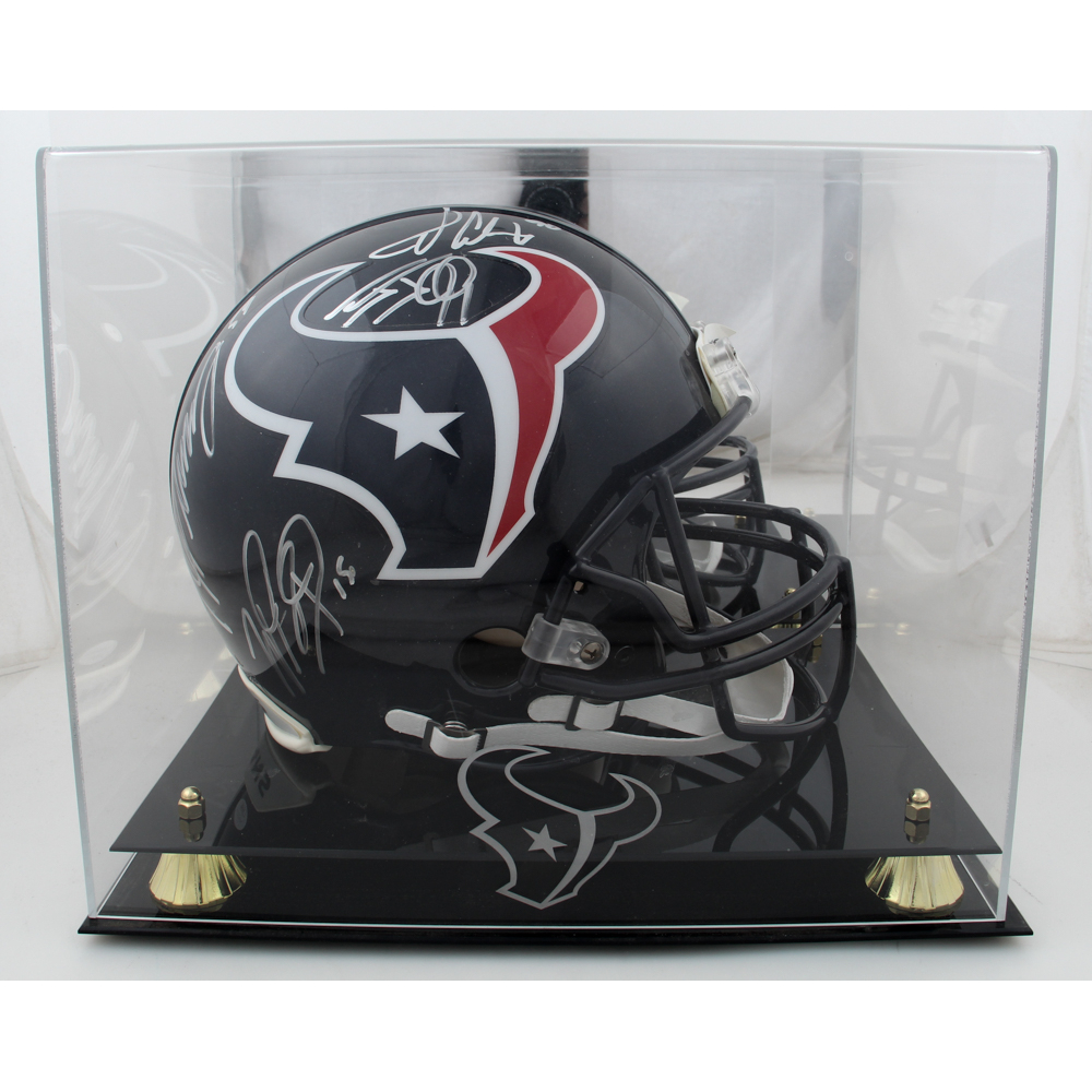 2017 Texans Full-Size Authentic On-Field Helmet Signed by (8) with J.J ...